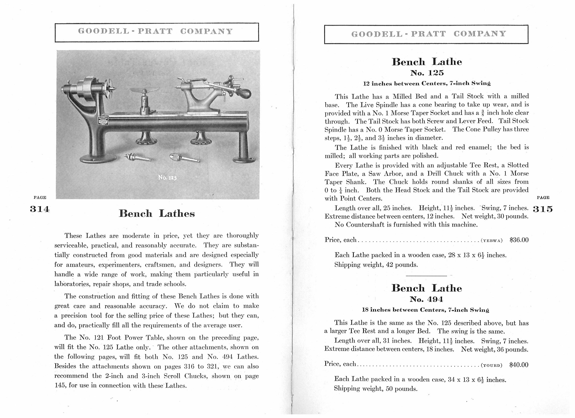 125-bench-lathe - Foot Powered Machinery