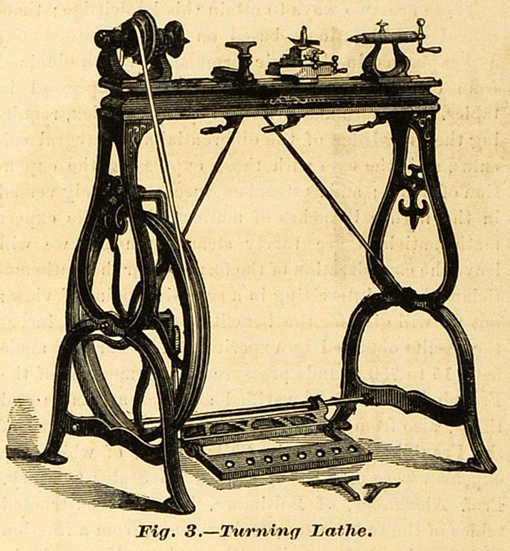 Earyl Chase lathe - Foot Powered Machinery